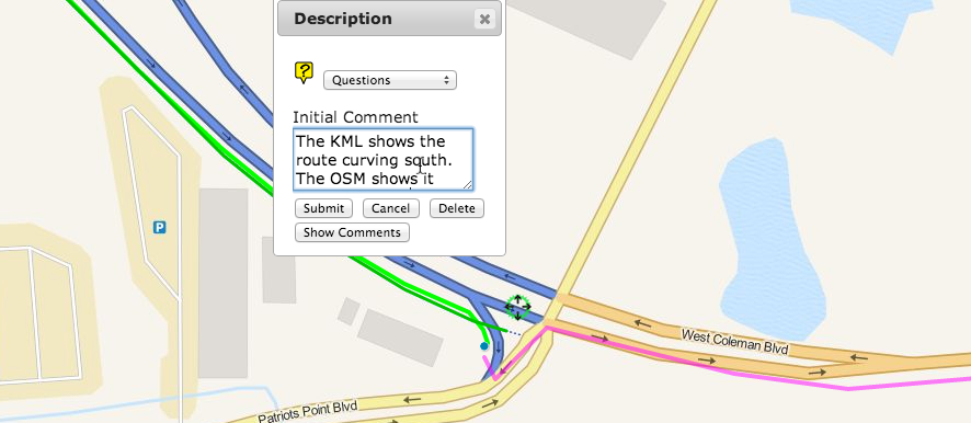 WikiMapping's custom routing for the East Coast Greenway - WikiMapping.com